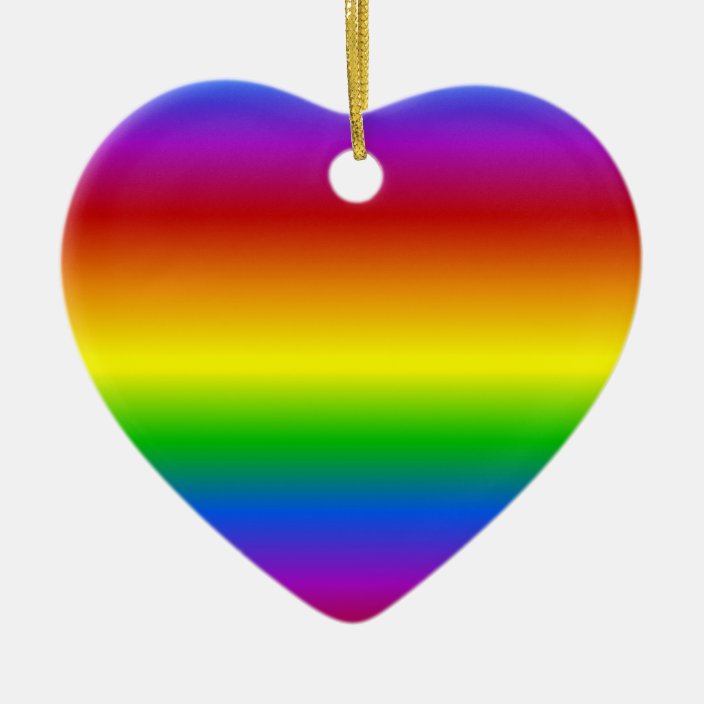 Rainbow Colors custom ornament | Zazzle.com