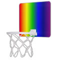Rainbow Colors Gradient Mini Basketball Goal Mini Basketball Hoop | Zazzle
