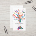 Rainbow Colors Life Coach Business Card | Zazzle