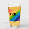 Rainbow Colors Pride Glass Cup | Zazzle