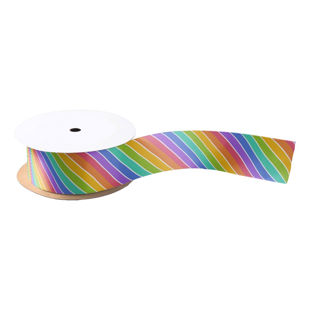 Rainbow Colors ribbon | Zazzle