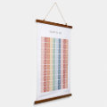 Rainbow Counting Chart 1-100 Classroom Decor Hanging Tapestry | Zazzle