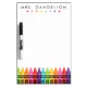 Rainbow Crayons | Kindergarten Teacher Dry Erase Board | Zazzle