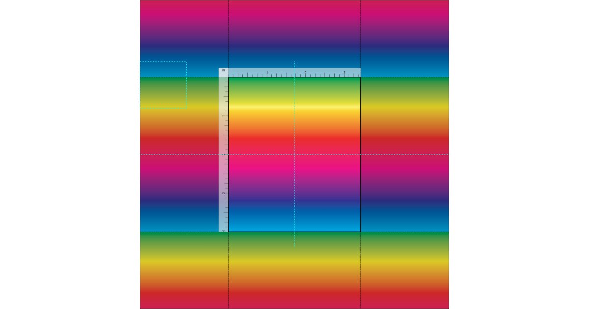 Rainbow Create Fabric | Zazzle