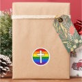 Rainbow Cross Sticker | Zazzle