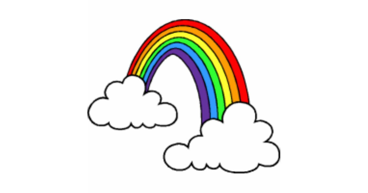 rainbow cutout | Zazzle