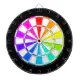rainbow dart board | Zazzle