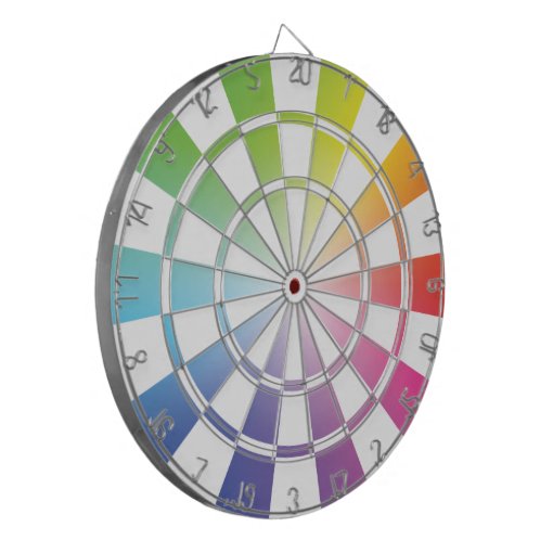 Rainbow Dartboard 2 | Zazzle