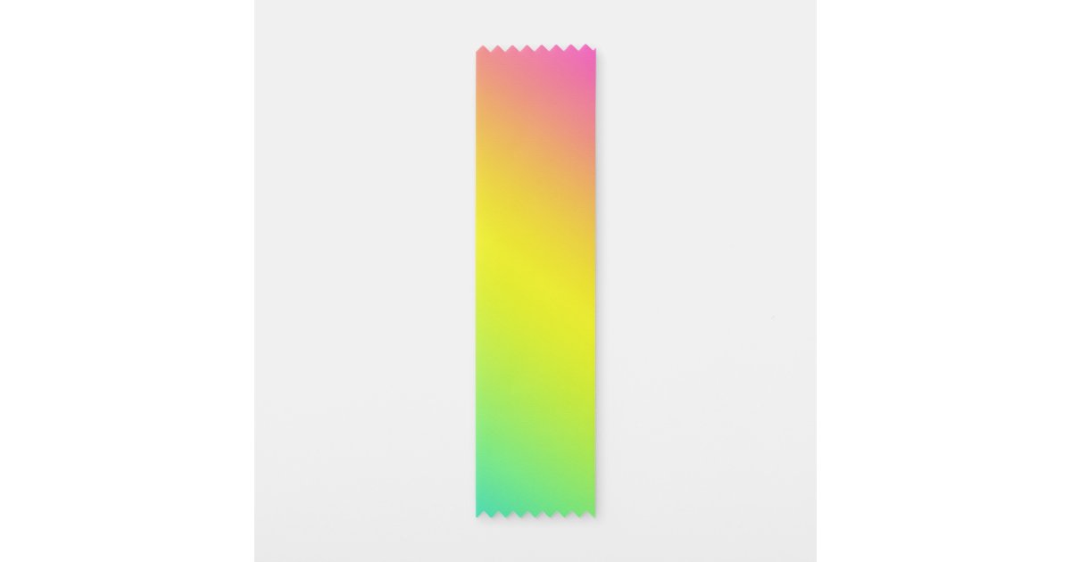 Rainbow Design Bookmark | Zazzle