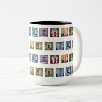 Rainbow Doors of Dublin Mug | Zazzle