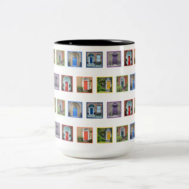Rainbow Doors of Dublin Mug | Zazzle