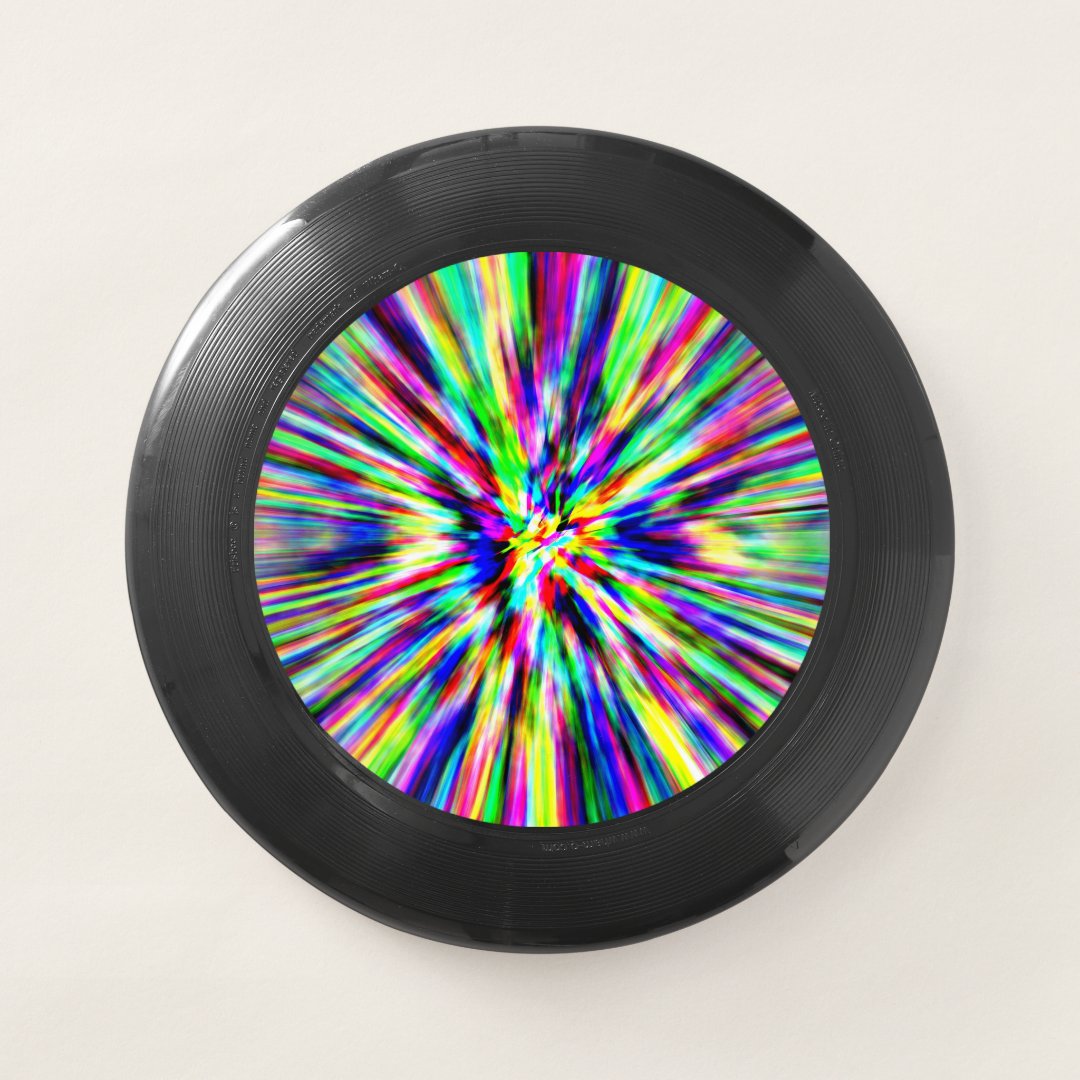 Rainbow Explosion Wham-O Ultimate Frisbee | Zazzle