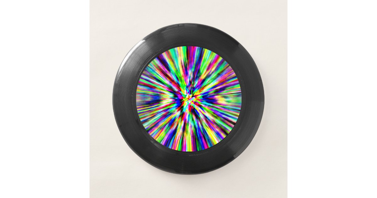 Rainbow Explosion Wham-O Ultimate Frisbee | Zazzle