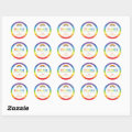 Rainbow Favor Tags / Rainbow Stickers | Zazzle