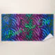 Rainbow Fire Beach Towel | Zazzle