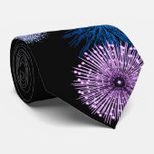 Rainbow Fireworks Celebrate Pride Month Neck Tie | Zazzle