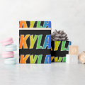 Rainbow First Name "SKYLAR"; Fun & Colorful Wrapping Paper | Zazzle
