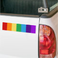 Rainbow flag bumper sticker | Zazzle