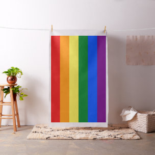 Gay Pride Fabric Rainbow Love Fabric Pride Fabric | Zazzle