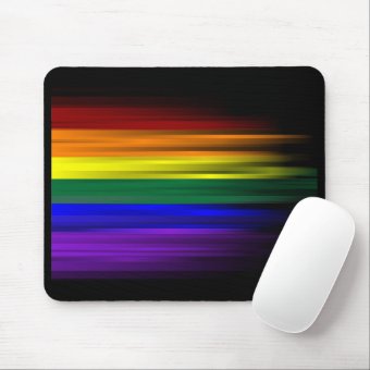 Rainbow Flag Mousepad | Zazzle