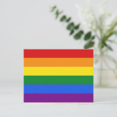 Rainbow Flag postcard | Zazzle