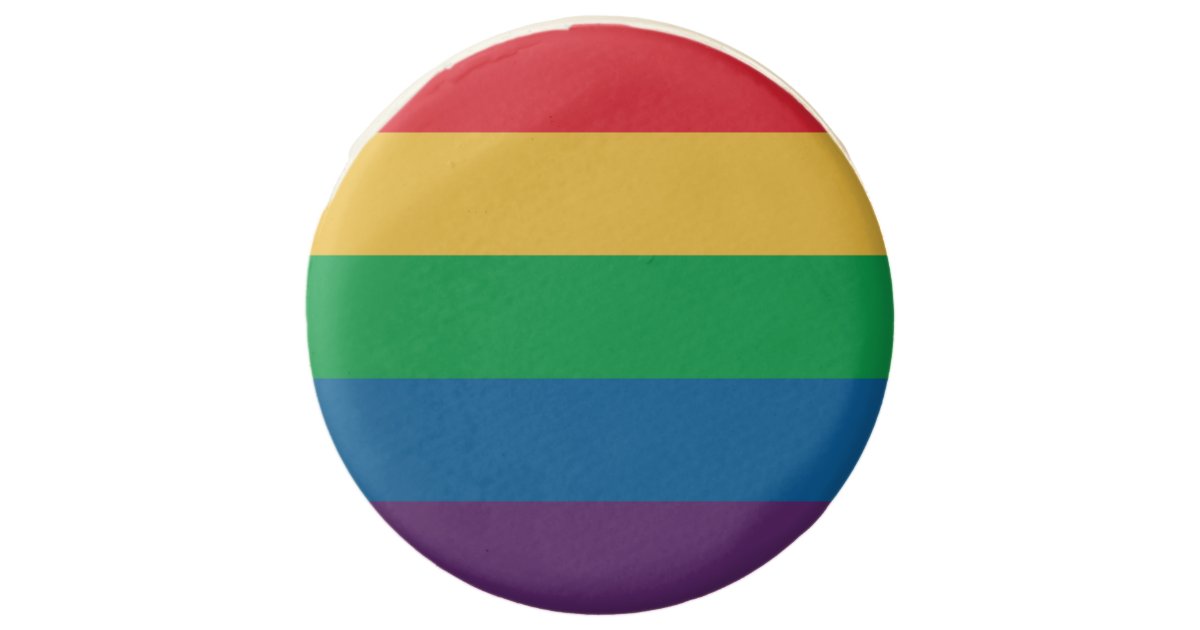 Rainbow Flag Pride Chocolate Dipped Oreo Cookie | Zazzle