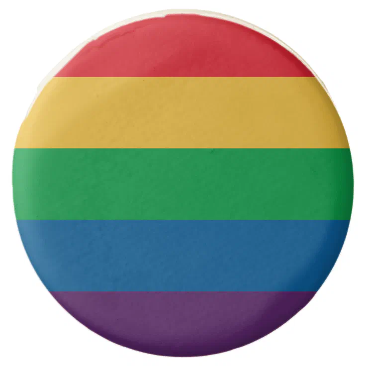 Rainbow Flag Pride Chocolate Dipped Oreo Cookie | Zazzle