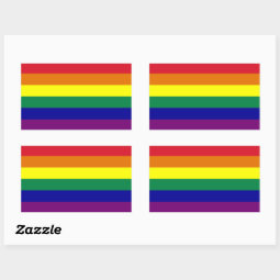 Rainbow Flag Sticker | Zazzle
