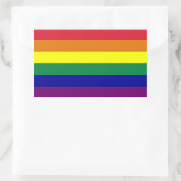 Rainbow Flag Sticker | Zazzle