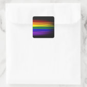 Rainbow Flag Sticker Sheet (Square) | Zazzle