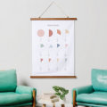 Rainbow Fractions Chart Classroom Decor Hanging Tapestry | Zazzle