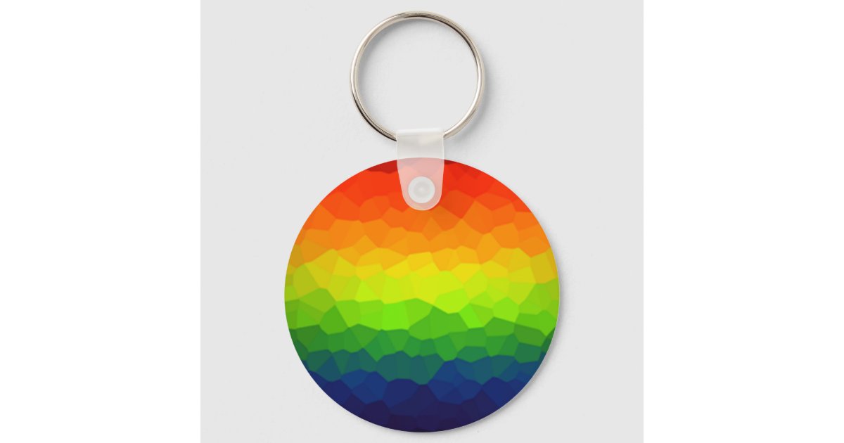 Rainbow Gay Pride Colors LBGT Symbol Keychain | Zazzle