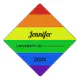 Rainbow Gay Pride LGBTQ Graduation Cap Topper | Zazzle