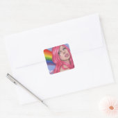 Rainbow Girl Stickers | Zazzle