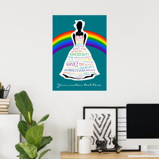 Rainbow Girls, Masonic Custom Poster Wall Art Gift | Zazzle