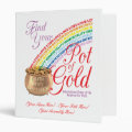 Rainbow Girls Pot of Gold Binder - IORG | Zazzle