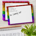 Rainbow Glitter Gay Pride Coming Out Party Envelope | Zazzle
