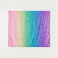 Rainbow Glitter Sparkle Birthday Party Backdrop | Zazzle