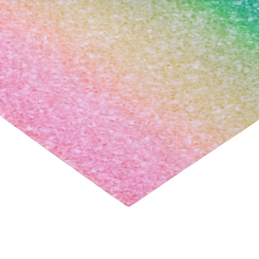 Rainbow Glitter Sparkle Pretty Birthday Party Tissue Paper | Zazzle