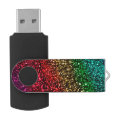 Rainbow Glitter USB Flash Drive | Zazzle