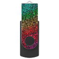 Rainbow Glitter USB Flash Drive | Zazzle