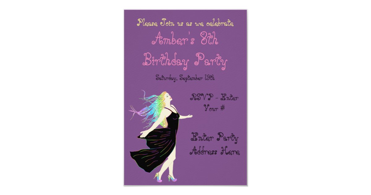 Rainbow Goddess Birthday Card | Zazzle.com