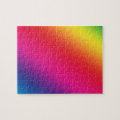 Rainbow Gradient Jigsaw Puzzle | Zazzle