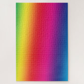 Rainbow Gradient Wide Tilt Jigsaw Puzzle | Zazzle