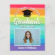 Rainbow Graduate Photo Chic LGBTQ Graduation Postcard | Zazzle