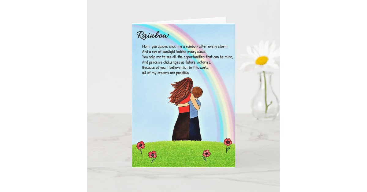 Rainbow Greeting Card | Zazzle