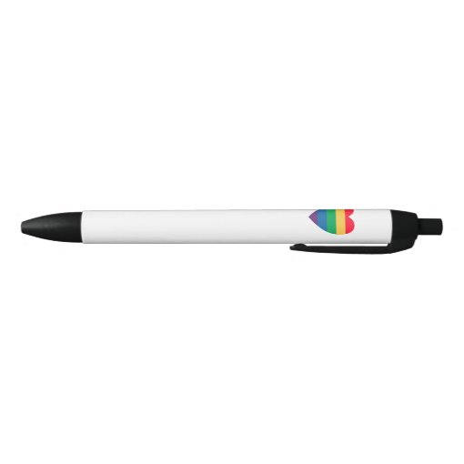 Rainbow Heart Pride Pen | Zazzle