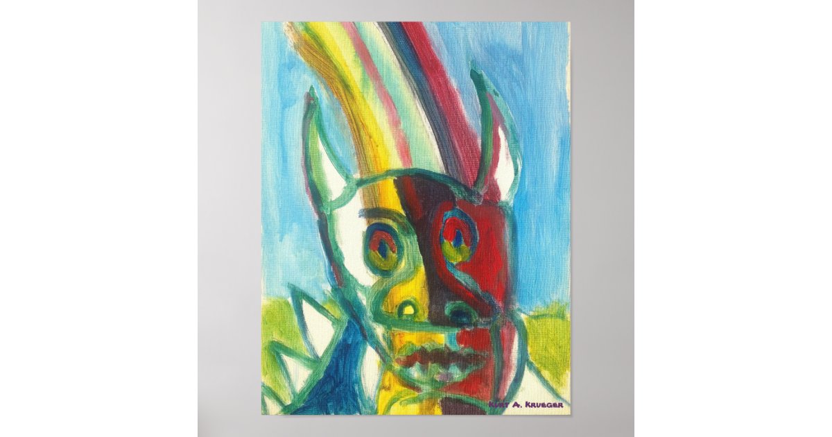 Rainbow Hodag Poster | Zazzle
