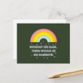 Rainbow Inspirational and Motivational Quote Postcard | Zazzle