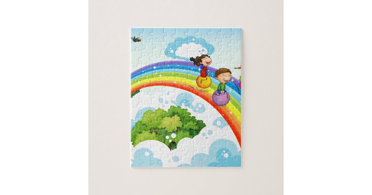Rainbow Jigsaw Puzzle | Zazzle